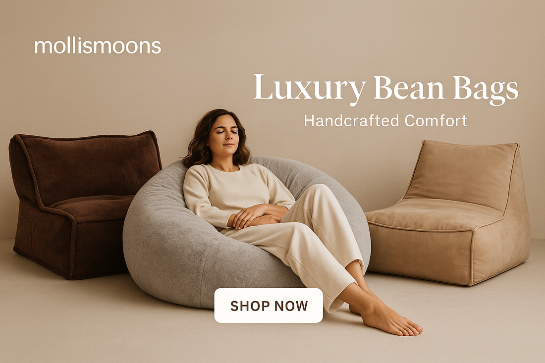Mollismoons® Luxury Bean Bags & Cozy Home Décor | Free Shipping in Ind ...
