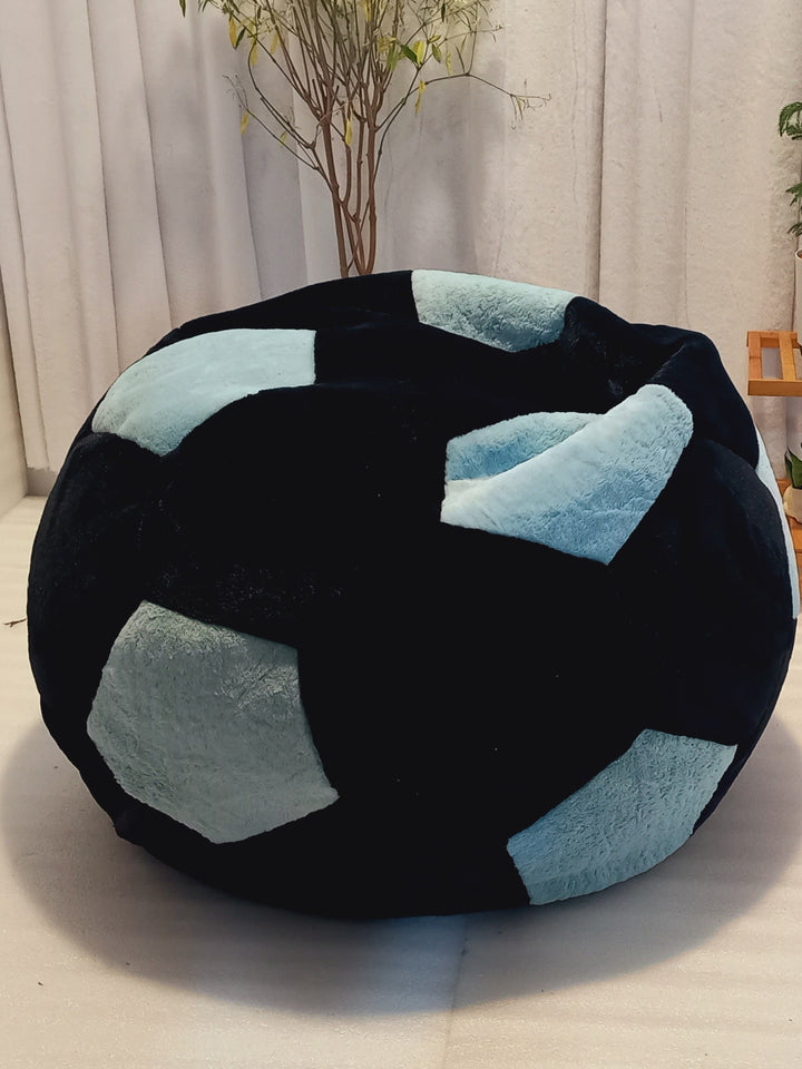 Mollismoons Luxury Bean bag Chair Football Shape Bean bag For Kids & A ...
